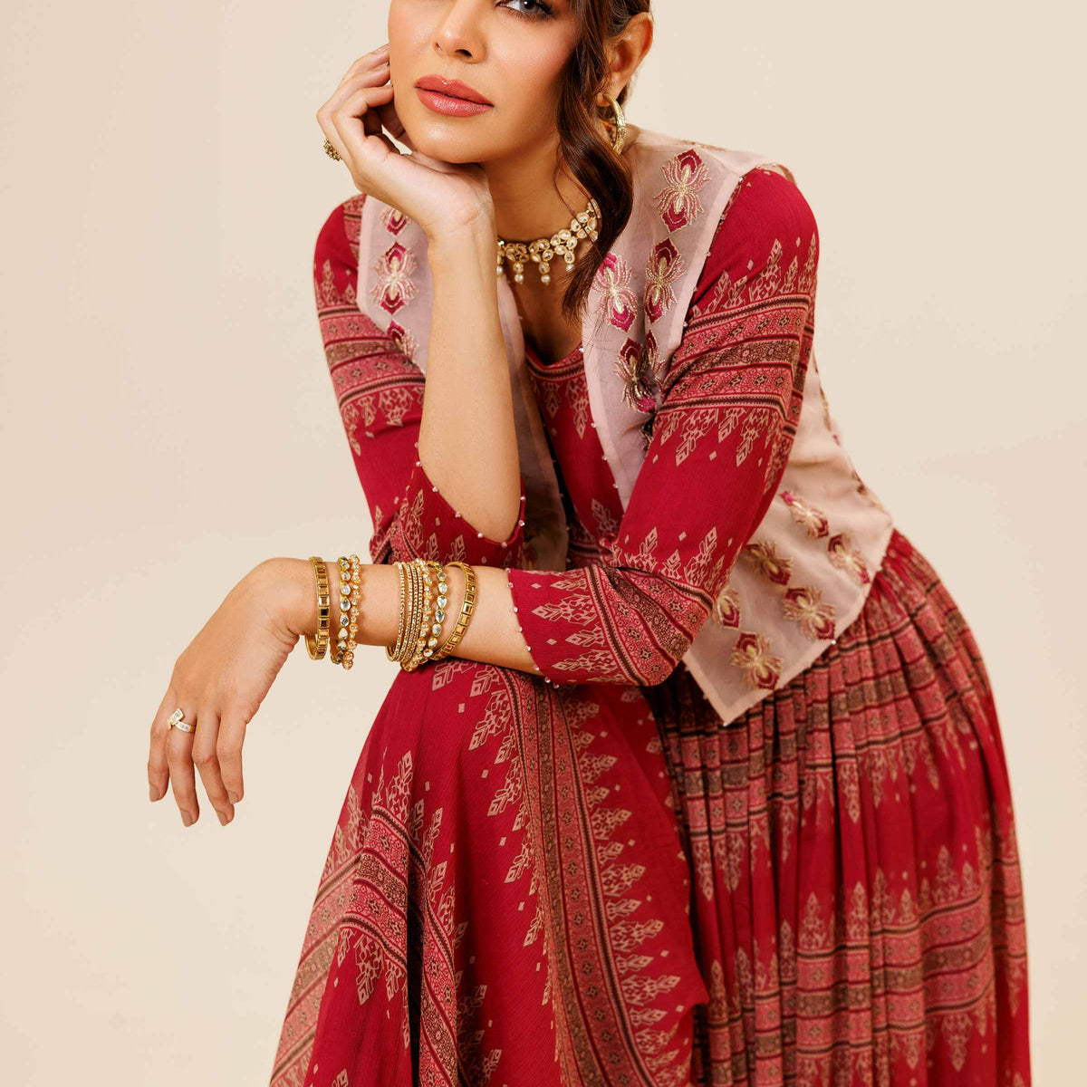 2 Piece Embellished Dress | Nishat Boutique