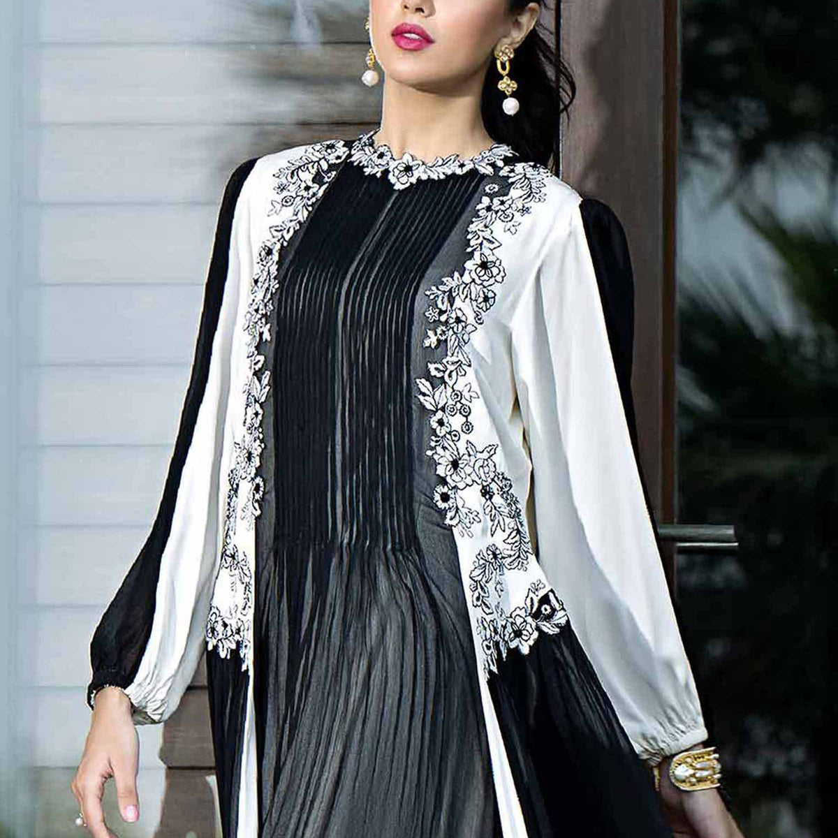 1 Piece Embellished Dress | Nishat Boutique